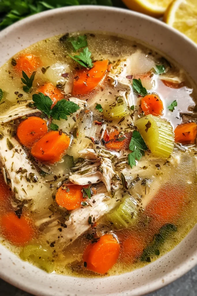 Crockpot Chicken Soup – Cooking With Martha