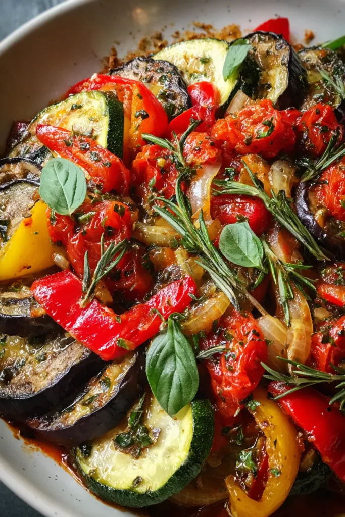 Oven-Roasted Provençal Baked Ratatouille – Cooking With Martha