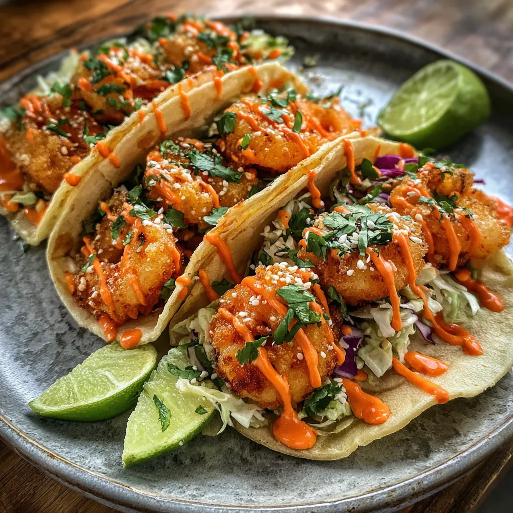 Bang Bang Shrimp Tacos – Cooking With Martha